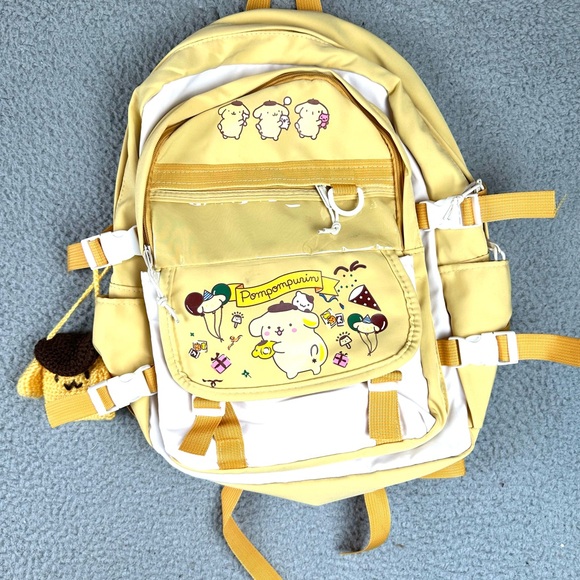 Bags | Juju Pompompurin Backpack Yellow Cute | Poshmark
